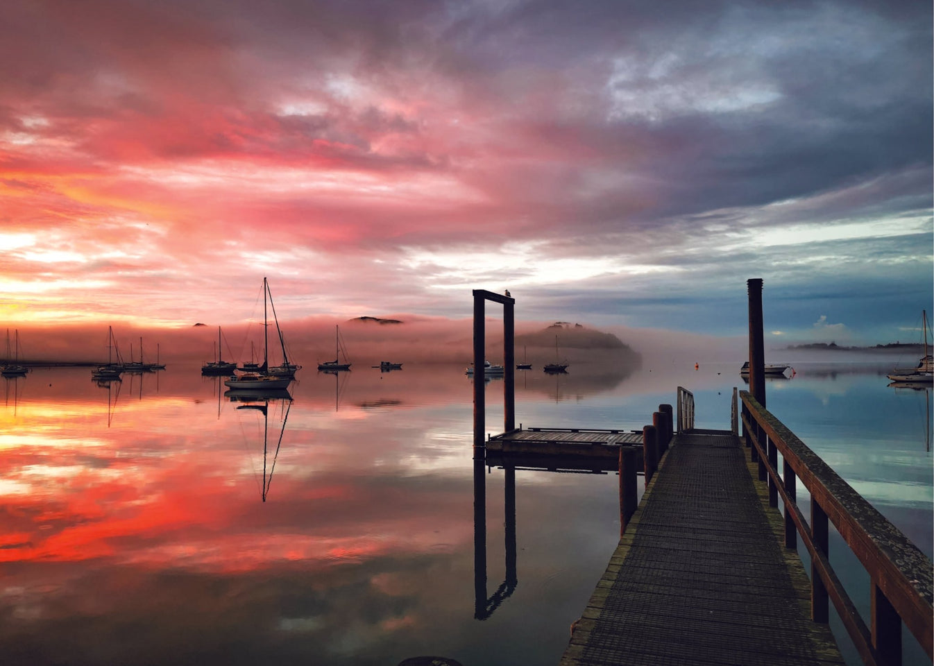 Parua Bay Pink Landscape – PCK Photography